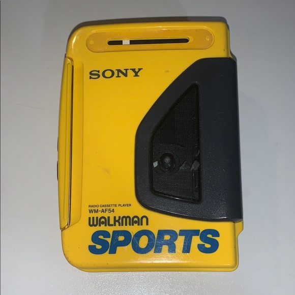 Sony | Portable Audio & Video | Sony Yellow Walkman Sports Cassette ...